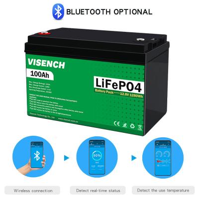 China Visench Direct fabriek hoge kwaliteit 12v 100ah 5KWH 10KWH Solar Lifepo4 Oplaadbare Li-Ion energieopslagbatterij Te koop