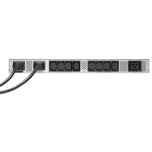 16A White Eaton ATS EATS16N Commutateur de commutation statique à double entrée de puissance Carte réseau standard IEC Socket