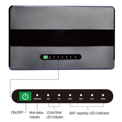 China Smart Portable Solar 14400MAH 100W 12V 15V 24V Mini UPS com potência de saída de fase única à venda