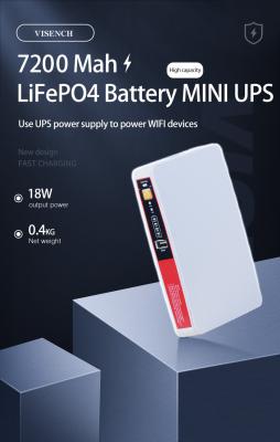 Cina Protezione da sovraccarico Mini UPS con tensione di uscita 5VDC/9VDC/12VDC/15VDC/24VDC Rilascio 2023 in vendita