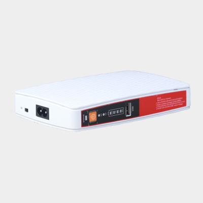 China 18W Output Power Mini UPS 8000mah 5V 9V 12V White Battery with Adapter Protection for sale