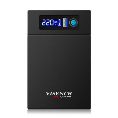 China 600Va/360W Backup Lifepo4 Bateria Off-Line UPS Fornecimento de energia para computador da Visench à venda
