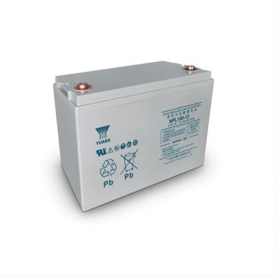 China YUASA NPL100-12 12V 100Ah Rechargeable VRLA Battery for UPS for sale