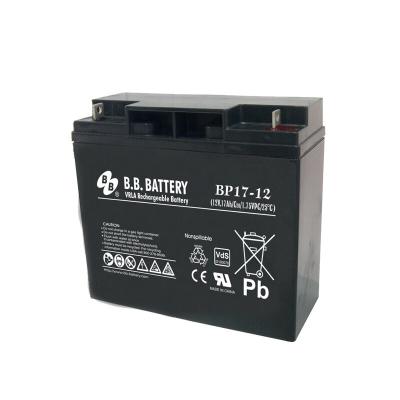 China Bateria de chumbo 12 volts 12V 17AH selada recarregável Deep Cycle Ups Backup Substituição bateria de chumbo ácido carregador à venda