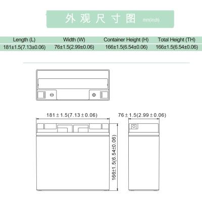 中国 12ボルトの鉛酸電池 12V 17AH密閉 再充電可能 深循環アップバックアップ 代替鉛酸電池 充電器 販売のため