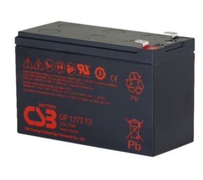 China CSB GP1272 F2 12V 25W High Performance Maintenance-Free Valve Regulated Lead Acid Battery for sale
