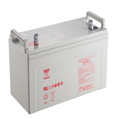 China YUASA NP100-12 12V 100Ah Rechargeable AGM UPS Battery VRLA Battery for Solar System Electric Power for sale