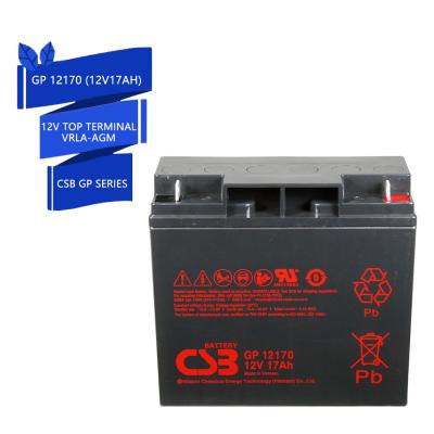 中国 CSB GP12170 12V 17Ah VRLA バッテリー（UPSシステム用） 販売のため