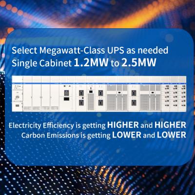 China Eaton 800KVA Modular UPS System Power Cube with Pure Sine Wave and 97.3% Efficiency for Data Centers for sale