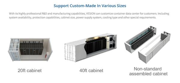 Quality Vertiv SmartMod MDC Modular Data Center with 100kW Capacity 14 Racks and Short for sale