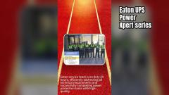 Eaton UPS Power Xpert series provides continuously power supply during sports competition