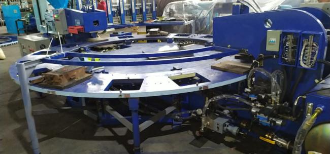 Rotary Type Single/Double/Three Color PVC/TPR Sole Injection Machine