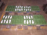 China Automatic EVA Double Color Shoe Sole Foaming Machine (3 stations) for sale