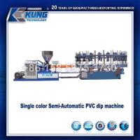 China PVC DIP Shoe Sole Injection Machine Single / Double Color Automatic for sale