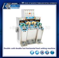 China Hebao Double Hot Heel Setting Machine for sale