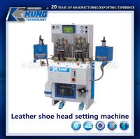 China Hebao Double Hot Heel Setting Machine for sale