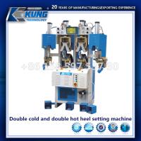 China Hebao Double Hot Heel Setting Machine for sale