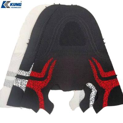 China Breathable Soft Cotton Knit Upper Vamp Shoe Upper Material for sale