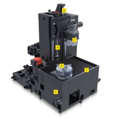 中国 SMTCL 縦 CNC ターン V6 重用 3 軸 縦 CNC ターン 機械 販売のため