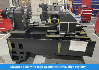 China Cama inclinada de torno CNC IT50 Dia.of agujero del husillo 80mm FANUC Drive Máquina de torno CNC horizontal de alta rigidez en venta