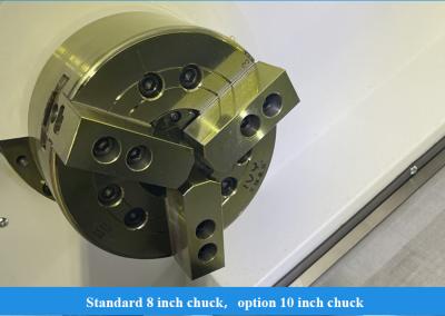 China Cama inclinada de torno CNC IT50 Dia.of agujero del husillo 80mm FANUC Drive Máquina de torno CNC horizontal de alta rigidez en venta