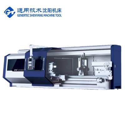 中国 SMTCL重型CNCフラットベッドCNCターンHTC125150 スピンドルボールの直径130mm 大型CNCターン 販売のため