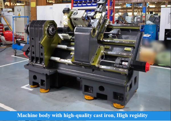 SMTCL CNC Lathe Milling Machine Combo T5.2-500Q Swing Diameter 560mm Fanuc Slant Bed CNC Lathe