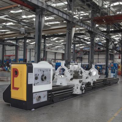 China 10M Heavy Duty Manual Lathe CW61100D Width of Bed 755mm Heavy Duty Engine Lathe Turning Machine for sale