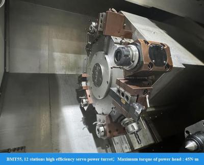 China SMTCL CNC Turning Center HTC40Hm Long-span Sleeve Spindle BMT55 Servo Power Turret CNC Turning Center With Y Axis for sale