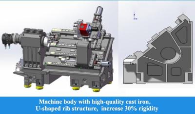 China SMTCL Motor Shaft CNC Lathe HTC40H for High-Efficiency Long Shaft Processing for sale