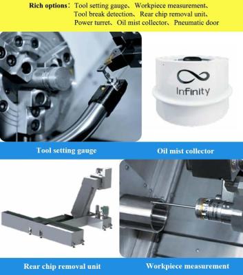 China SMTCL Motor Shaft CNC Lathe HTC40H for High-Efficiency Long Shaft Processing for sale