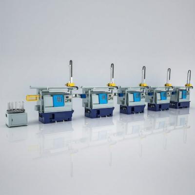 China High Efficiency Multi-equipment CNC Lathe Automatic Gantry Loader Stable Running Precision Machining Automated Production Line for sale