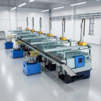 China High Efficiency & Precision Multi-equipment CNC Lathe Automatic Loading Unloading Intelligent Automated Production Line for sale