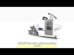 SMTCL 5 Axis Verticaal Bewerkingscentrum VMU80P Kunstmatig Mineraal Gegooid Steen Bed Kolom Bewerkingscentrum
