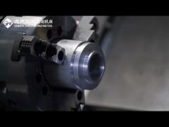 Centro di giro orizzontale 3500rpm di CNC di HTC40PM con la torretta di vita di asse di C
