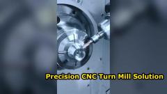 High Precision Dual Spindle CNC Turn Mill Machine