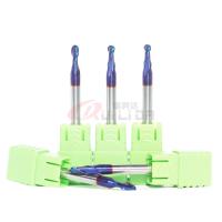 China 2 Flöten-Ball-Nasen-Schaftfräser 2mm 30 Grad für hohen Härte-Form-Stahl zu verkaufen