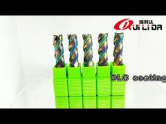 DLC-Beschichtung 3 Flowten met hogere Versorgung von Endmühlen au départ de l‘aluminium (Aluminiumsupply als Flutation)