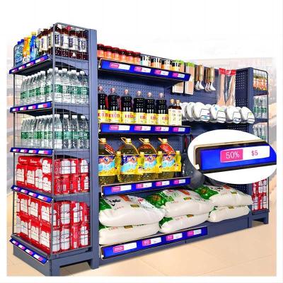 Cina Messaggio di testo programmabile del supermercato di P2.5 HD dell'esposizione dell'interno dello scaffale in vendita