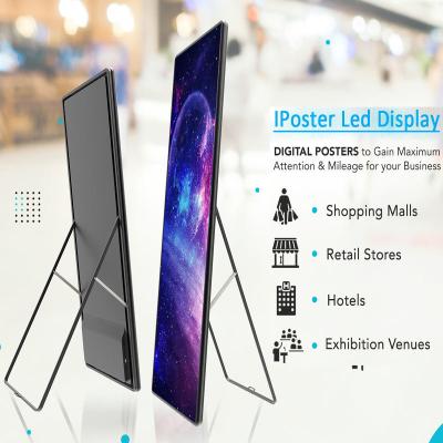 China Cartaz portátil interno de P3 Digitas, exposição de diodo emissor de luz integrada inteligente da propaganda à venda