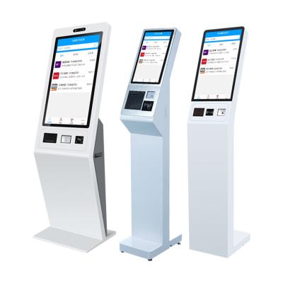 China Touch Screen LCD Capacitor Pos Terminal Cash Register Kiosk Payment Service à venda