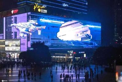 Cina tabellone per le affissioni di pubblicità commerciale principale all'aperto dello schermo di visualizzazione di 3D P8 in vendita