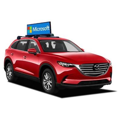 China De waterdichte Volledige Geleide Vertoning die van de Kleuren3840hz Taxi Bovenkant Videomuur adverteren Te koop