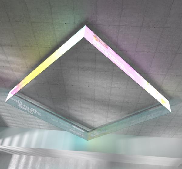 Quality 16 Bit LED Transparent Film For Retail Signage 3840Hz Refresh Rate 2.5mm Thickness for sale