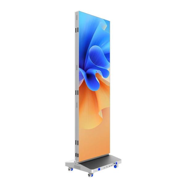 Quality Foldable Double-Sided LED Poster Screen for Indoor Advertising for sale