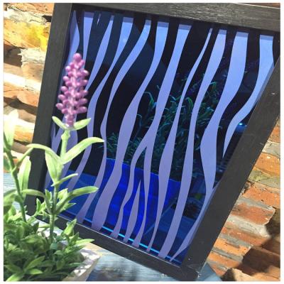 China Customized 1219*2438mm Colored Mirror Etched Stainless Steel Decorative Sheets For Wall Panel for sale
