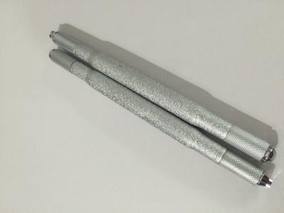 Cina Doppia penna manuale di alluminio del tatuaggio della testa 5D Microblading, penna del tatuaggio del sopracciglio in vendita