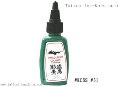 Cina Il tatuaggio eterno di Kuro Sumi 1OZ inchiostra il colore verde per tatuaggio del corpo in vendita