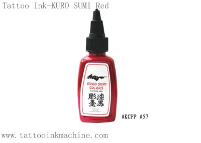 Cina L'OEM Kuro tatuaggio eterno 0.5OZ/1OZ di Sumi inchiostra il colore rosso per il corpo tatuante in vendita