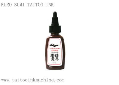 Cina Inchiostro eterno Kuro Sumi 1OZ del tatuaggio di colore di Brown per tatuaggio permanente del corpo di trucco in vendita
